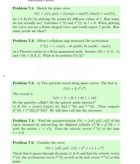 solved problem 7 1 sketch the plane curve