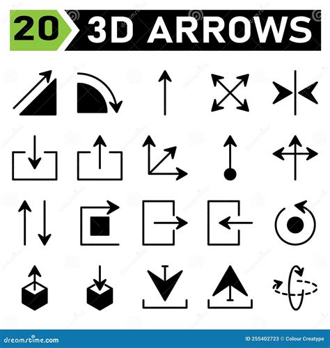 Arrows Icon Set Include Increase Increasing Grow Arrows Update