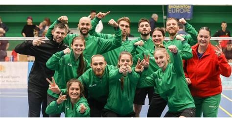 България сред най добрите 8 на Европа в бадминтона