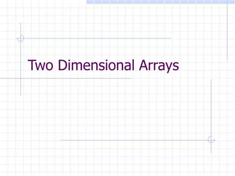 PPT Two Dimensional Arrays PowerPoint Presentation Free Download ID 1711516