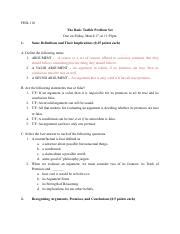 Recognizing Arguments And Evaluating Validity In PHIL Course Hero