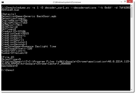 A BUP File Is An OLE File SANS Internet Storm Center