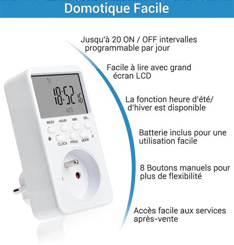 Digital Programmable Socket Weekly Electric Socket Timer With Programmes H Socket Timer