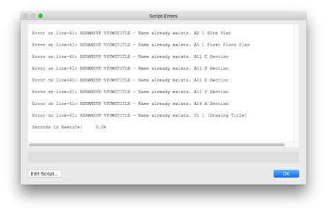 Error Message Vectorscript Vectorworks Community Board