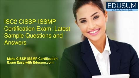 Ppt Isc2 Cissp Issmp Certification Exam Latest Sample Questions And