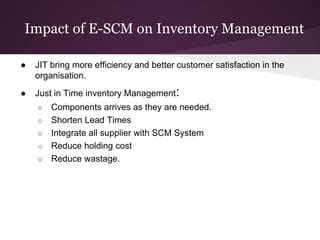 Inventory Management In Scm PDF Logistics Business