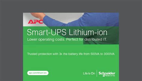 APC Smart UPS Lithium Ion Batteries Insight