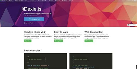 indexeddb api