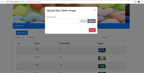 Create Bootstrap Carousel Image Slider Dynamically Using ASP NET MVC 5