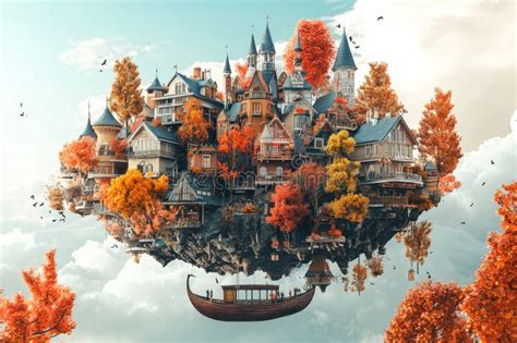 A Distinctive Tree House In Steampunk Style Comprising Numerous Small