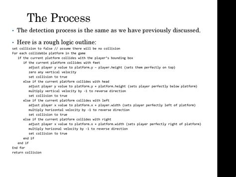 Collision Detection Platforms Ppt Download