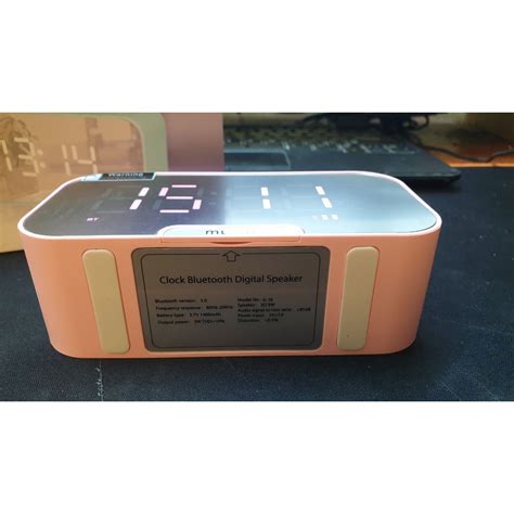 Mua Loa Bluetooth Mini G Hiển thị Đồng Hồ Nghe Đài FM Màn Hình Led Loa Hay Hàng Kute