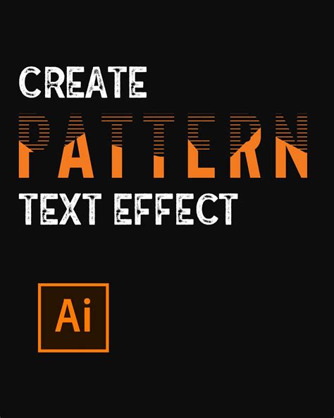 How To Create Pattern Text Effect In Illustrator Artofit
