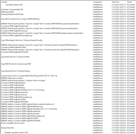 Task Sequence Troubleshooting Log Gather Garytown Configmgr Blog