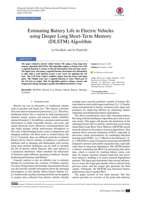 pdf estimating battery life in electric vehicles using deeper long
