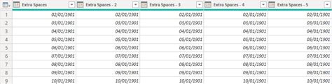improve power query performance on csv files containing date columns