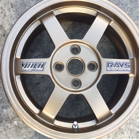 Volk Rays Te37 Copy 15s Mags Car Parts And Accessories On Carousell