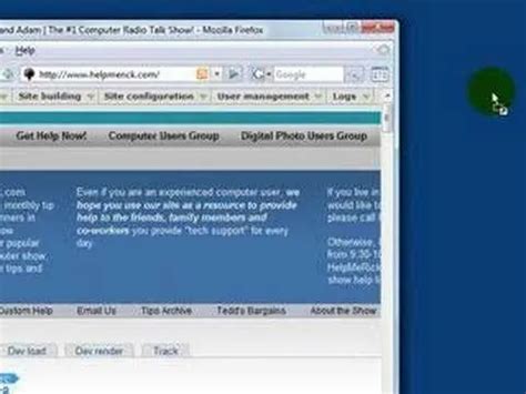 How To Create A Desktop Shortcut To A Website In Windows XP Operating