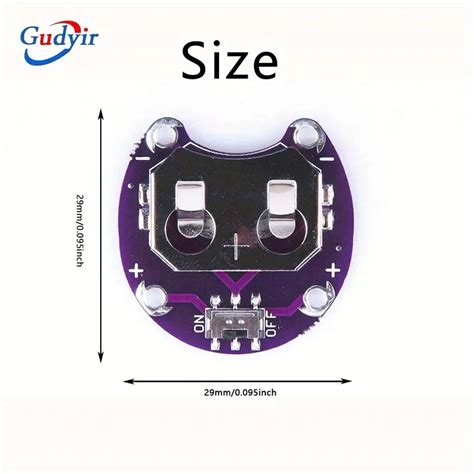 Lilypad Coin Cell Battery Holder Cr2032 Battery Holder Case Module Temu