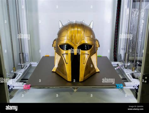 Object Printed On 3d Printer On Desktop Of 3d Printer Progressive Modern Additive Technology