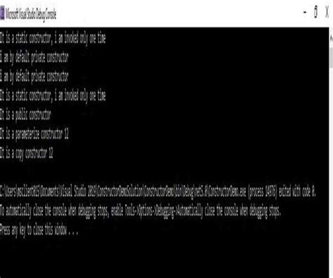 How Many Types Of Constructors Are In C Why Create The Private Constructor In The C Program