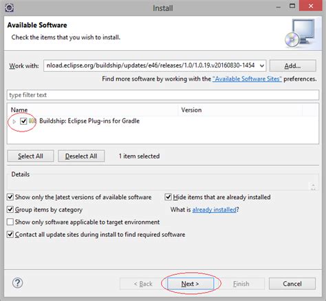 Install Buildship For Eclipse Gradle Plugin For Eclipse O Planning Org