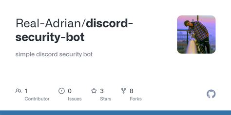 Github Real Adriandiscord Security Bot Simple Discord Security Bot