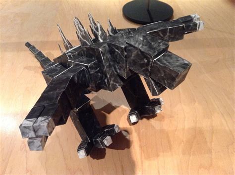 Mobzilla Project Orespawn Pixel Papercraft