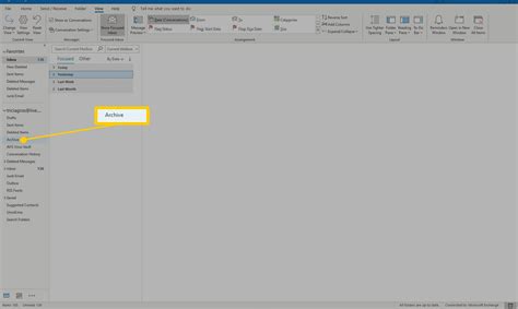 How To Access Archived Emails In Outlook