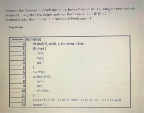 Solved Calculate The Cyclomatic Complexity For The Below Chegg