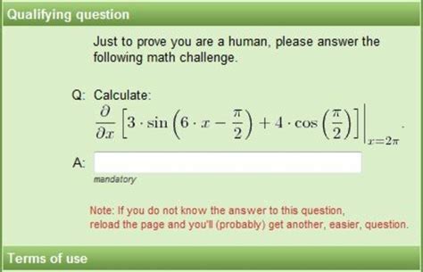 Insolite Le Captcha Prise De Tête En Math