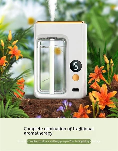 Digital Display Aromatherapy Diffuser Wireless Aroma Diffuser Mini Humidifier Home Fragrance