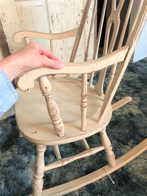 Clover House Easy Repair On A Vintage Rocking Chair