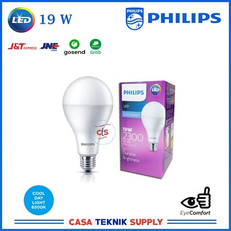 Jual Lampu Philips Led Watt Watt W W Putih Shopee Indonesia