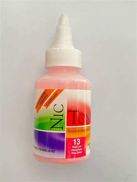 Acrílico Marca Nictone Ortodoncia 35 Gramos 13 Deposito Dental Molar