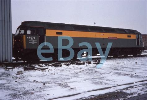 35mm Railway Slide Of Class 47 47976 Derby Works Copyright To Buyer £