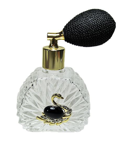 Unique Vintage Perfume Spray Bottle With Black Bulb Spray Attachment