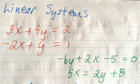 Linear Systems Of Equations Ottawa Ontario Canada Raise My Marks