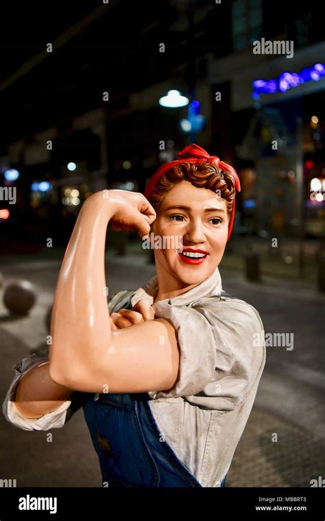 Rosie The Riveter Statue At The National Harbor In Washington Dc Usa