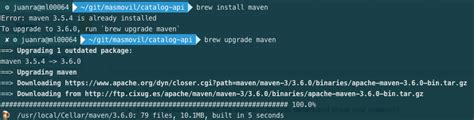 Macos Upgrading Maven On Mac Stack Overflow
