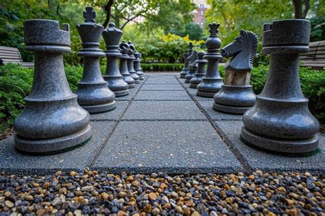 Premium Photo Urban Chess Masters Intricate Patterns