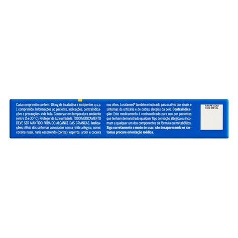 Loratamed Loratadina 10mg 12 Comprimidos