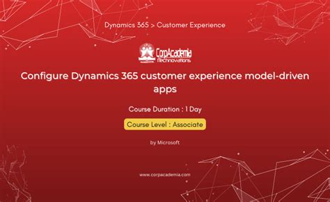 Configure Dynamics 365 Customer Experience Model Driven Apps Corpacademia Itechnovations