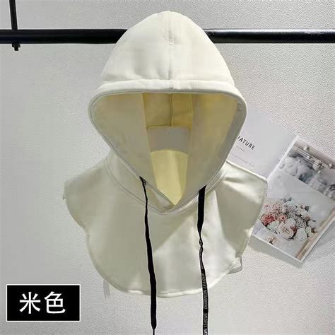 Women Girls Dickey Collar Hooded Half Shirt Sweater Hoodies Detachable