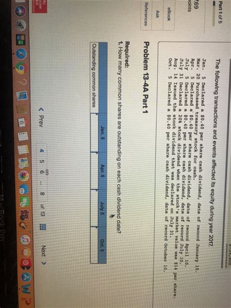 Solved Chapter 13 Homework P1 5 Help Save And Exlt Submit 4