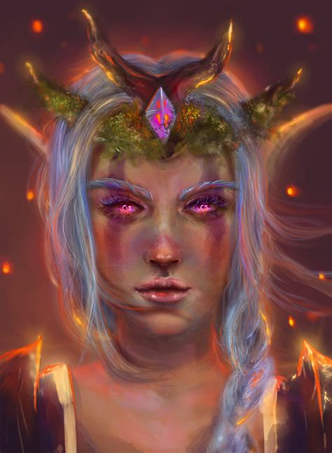 Artstation Night Elf Fan Art