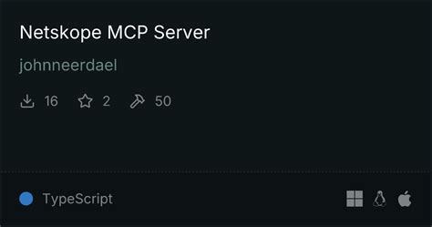 Score Netskope MCP Server Glama