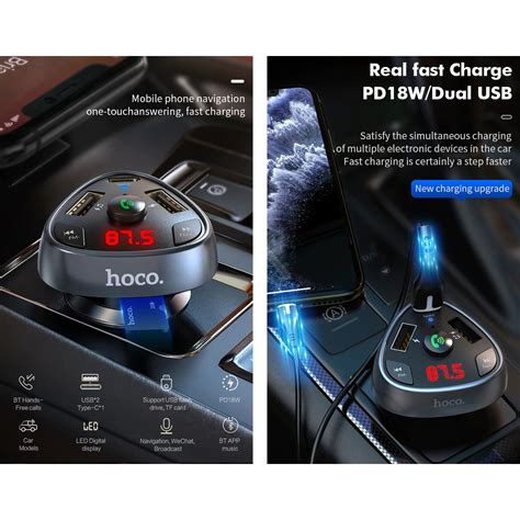 Incarcator Auto Cu Modulator Fm Bluetooth Fast Charge Emag Ro