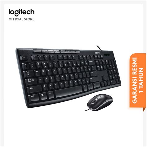 Jual Logitech Mk200 Media Combo Keyboard Mouse Shopee Indonesia