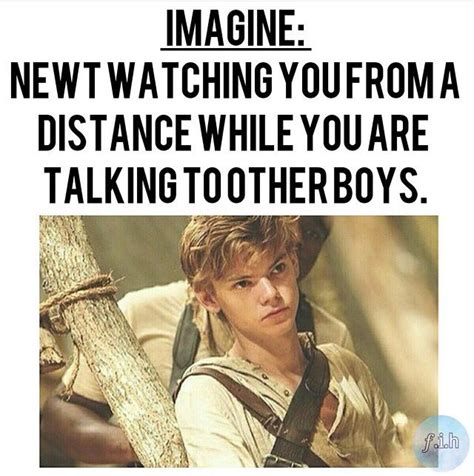 Pin By Lily Swicker On Newt Maze Runner Funny Maze Runner Movie Maze Runner Series